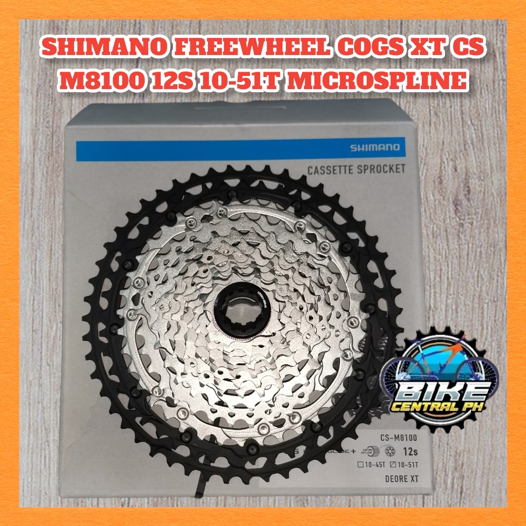 SHIMANO Freewheel Cogs XT CS M8100 12s HG+ Microspline | Shopee Philippines