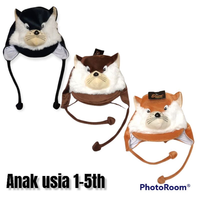 Children's Hats Animal Characters Cute Girl Hats | Shopee Philippines