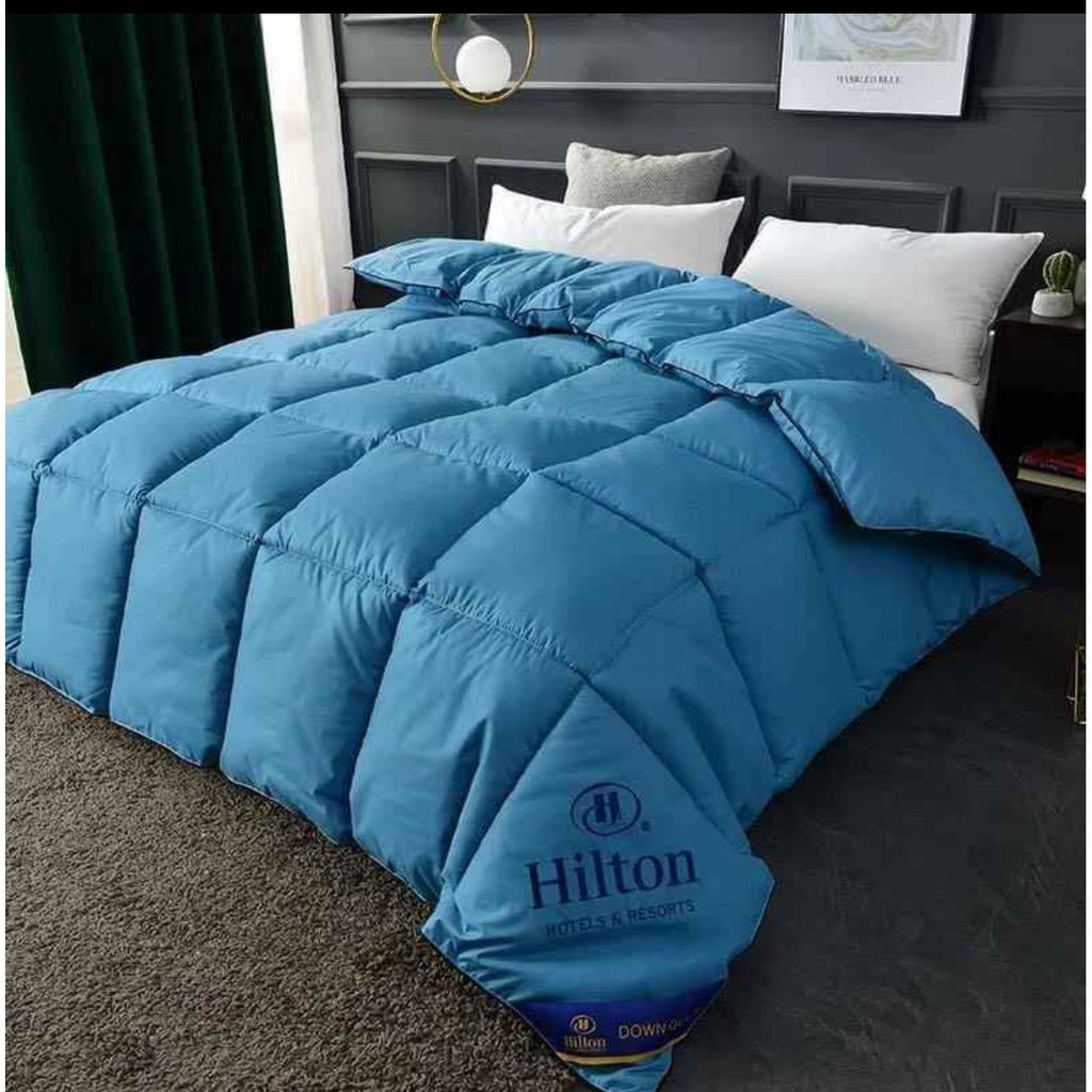 HILTON COMFORTER / HILTON TOTO SUPER HIGHT QUALITY COMFERTER 3KG-Bantal ...