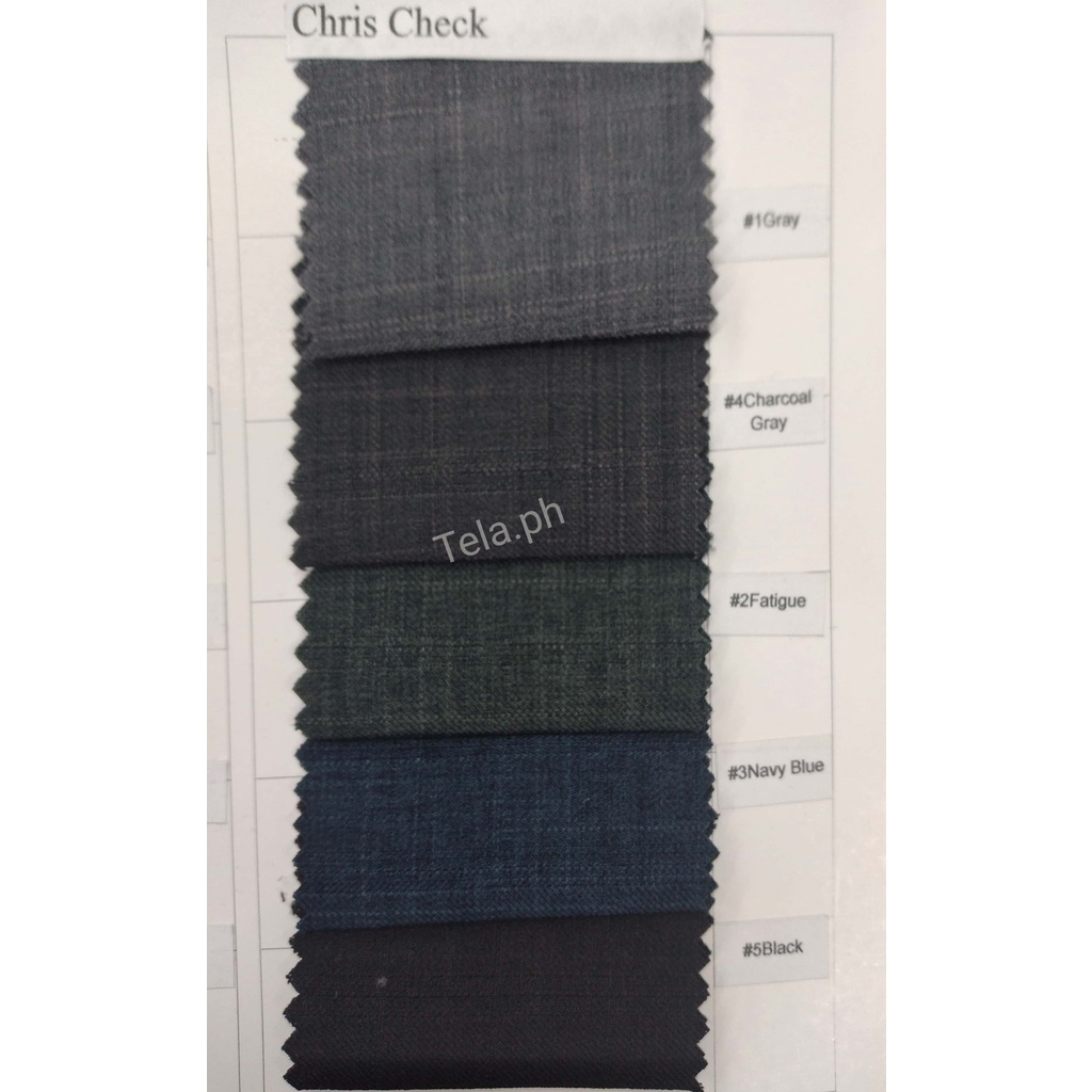 CHRIS CHECK 60" width POLYESTER COTTON FABRICS | Shopee Philippines