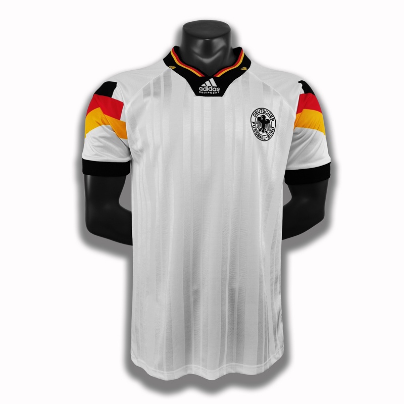 1992 Germany Home Retro Football Jersey National Football Team Soccer ...