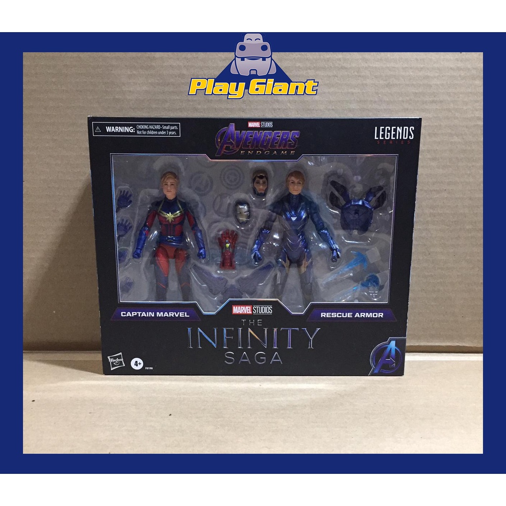 Marvel Legends Infinity Saga Captain Marvel and Rescue | Shopee Philippines
