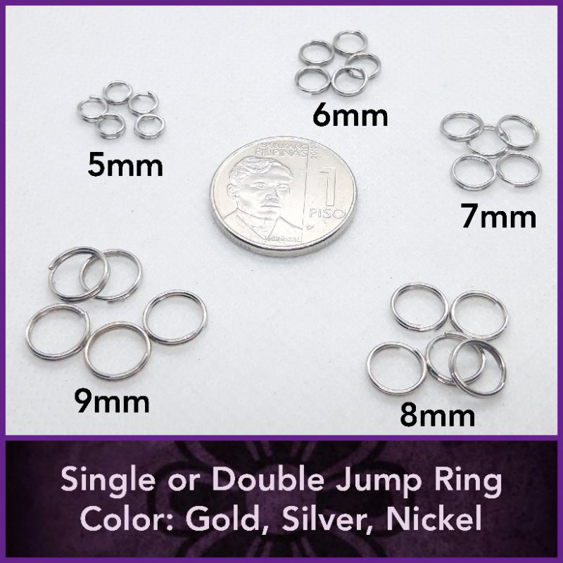 Jump Ring Size Chart