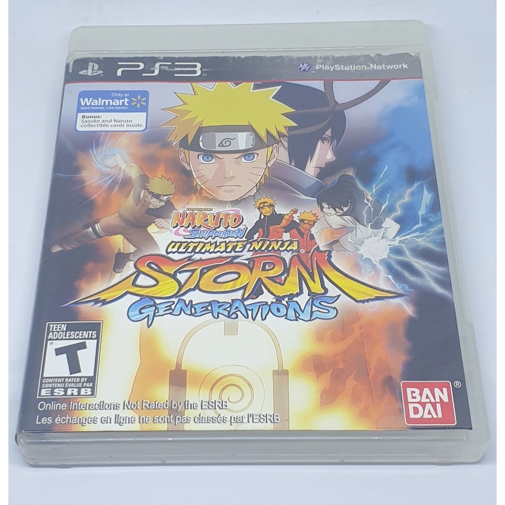 Naruto Shippuden: Ultimate Ninja Storm Generations Rare ps3 games R1 ...
