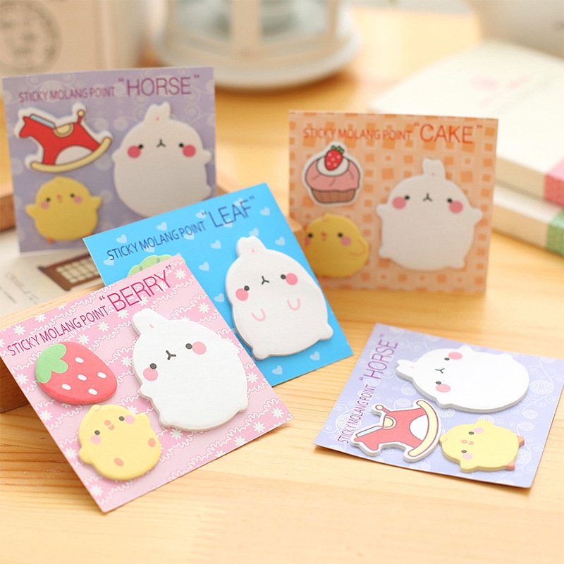1pcs sticky notes potato rabbit combination N times posted Message ...