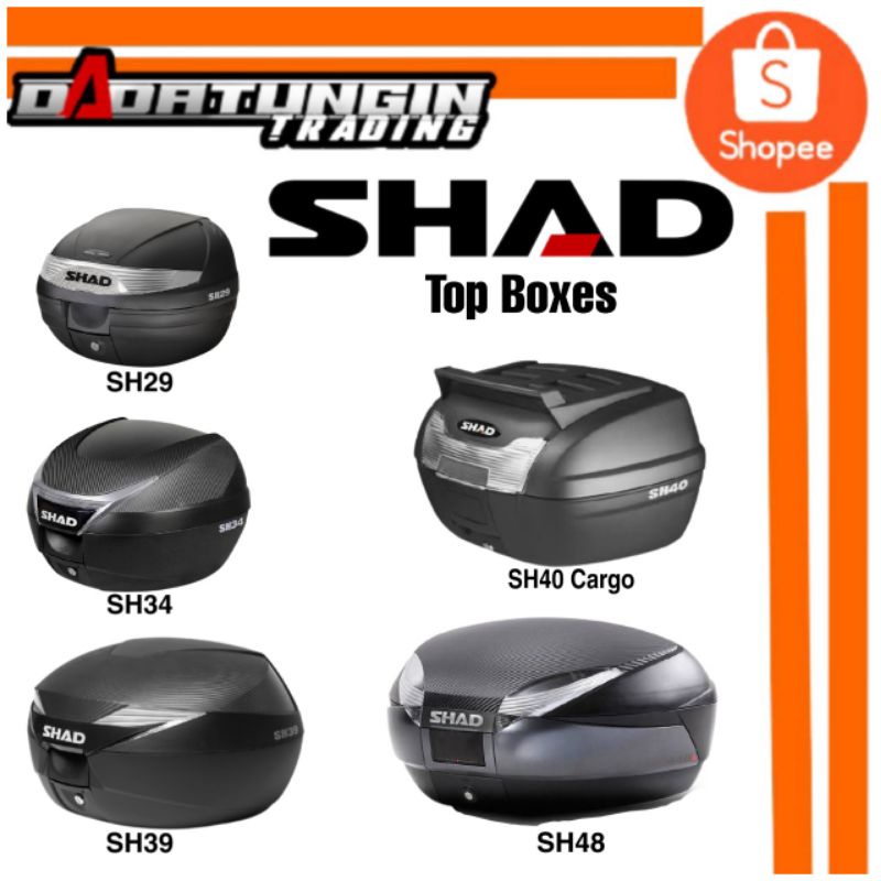 SHAD Top Boxes 29L to 48L | Shopee Philippines