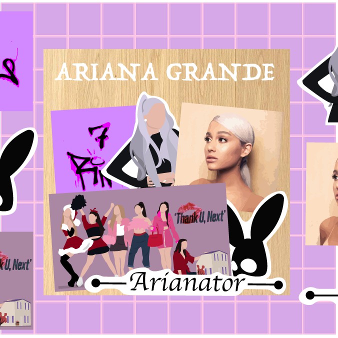 Waterproof Laminated Ariana Grande Sticker Pack Shopee Philippines