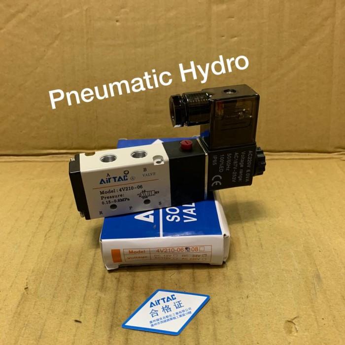 Pneu | Selenoid Valve Airtac Pneumatic 1/8 4V210-06 | Shopee Philippines