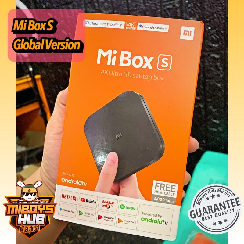 Xiaomi Mi Box S International Edition Authentic Miboyshub Shopee