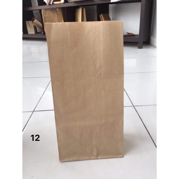 100pcs Brown Paper Bag (Takeout Bag/Supot) #1, #2, #3, #4, #5, #6, #8 ...