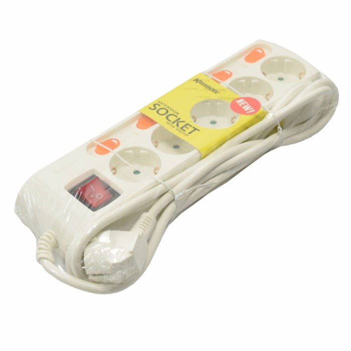 Krisbow Socket 5 Socket - 5 Hole krisbow Power Plugs - 5 Hole krisbow ...