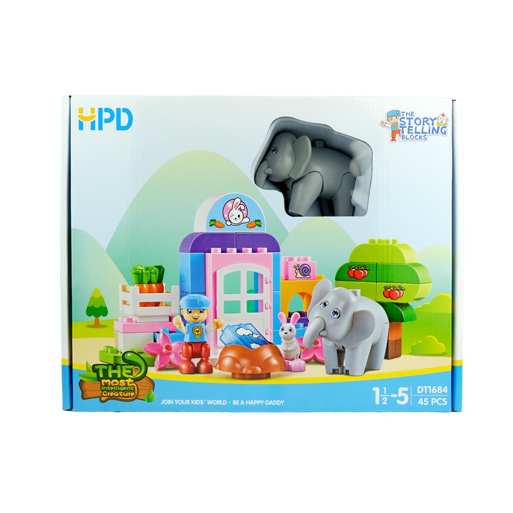 Duplo Compatible Building Blocks 45 pc Set - HPD The Intelligent ...