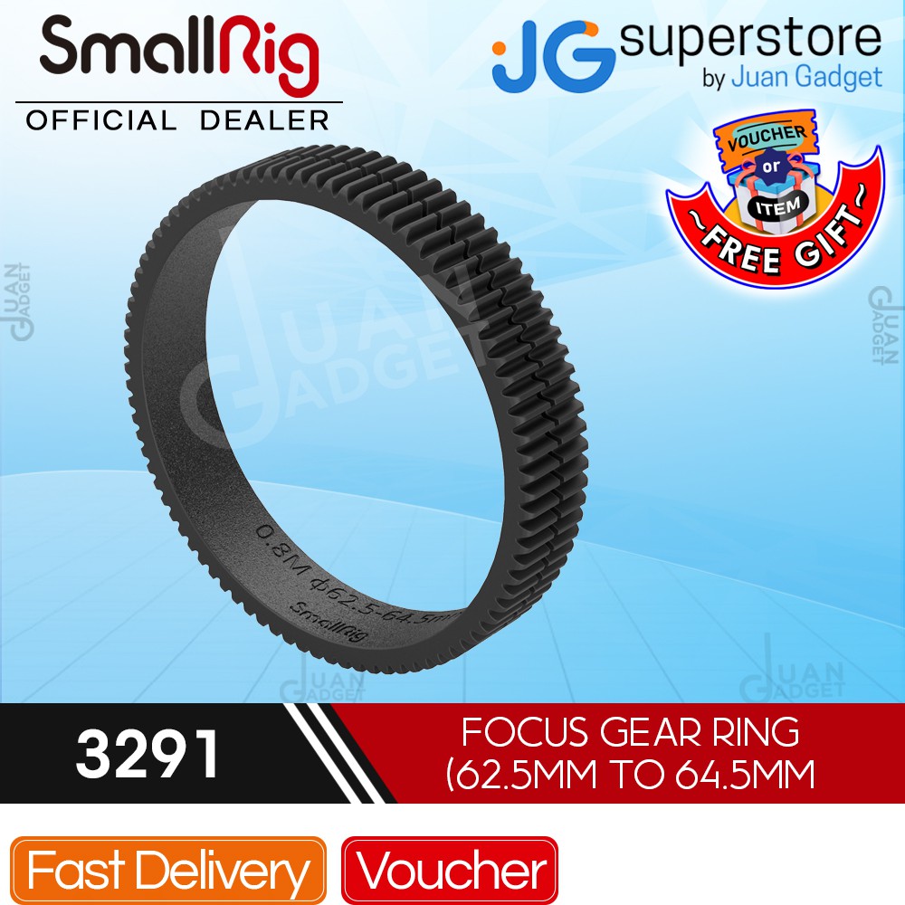 [CLEARANCE] SmallRig Focus Gear Ring - 0.8 MOD 62.5mm 64.5mm 66-68mm 72 ...
