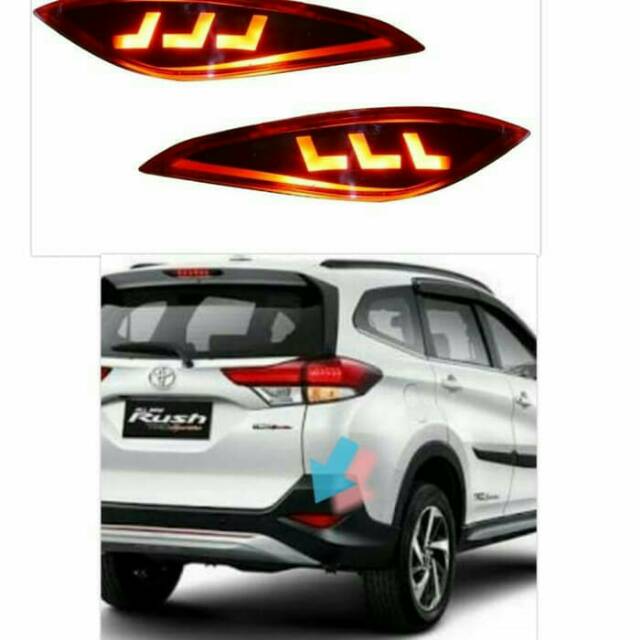 All New Terios Rear Bumper Reflector Lights | Shopee Philippines