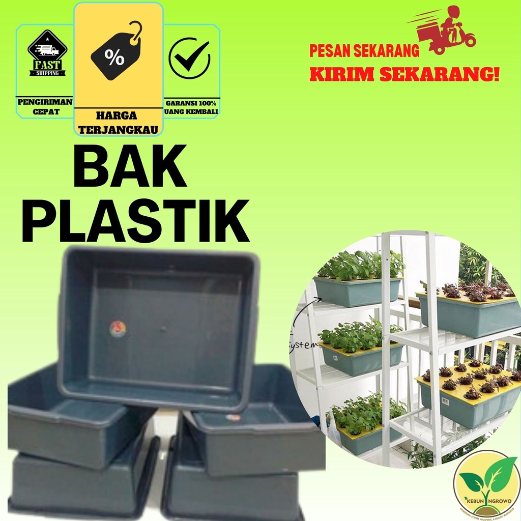 Plastic Tub Hydroponic Installation Box Cat Sand Wick System 2 Tub ...