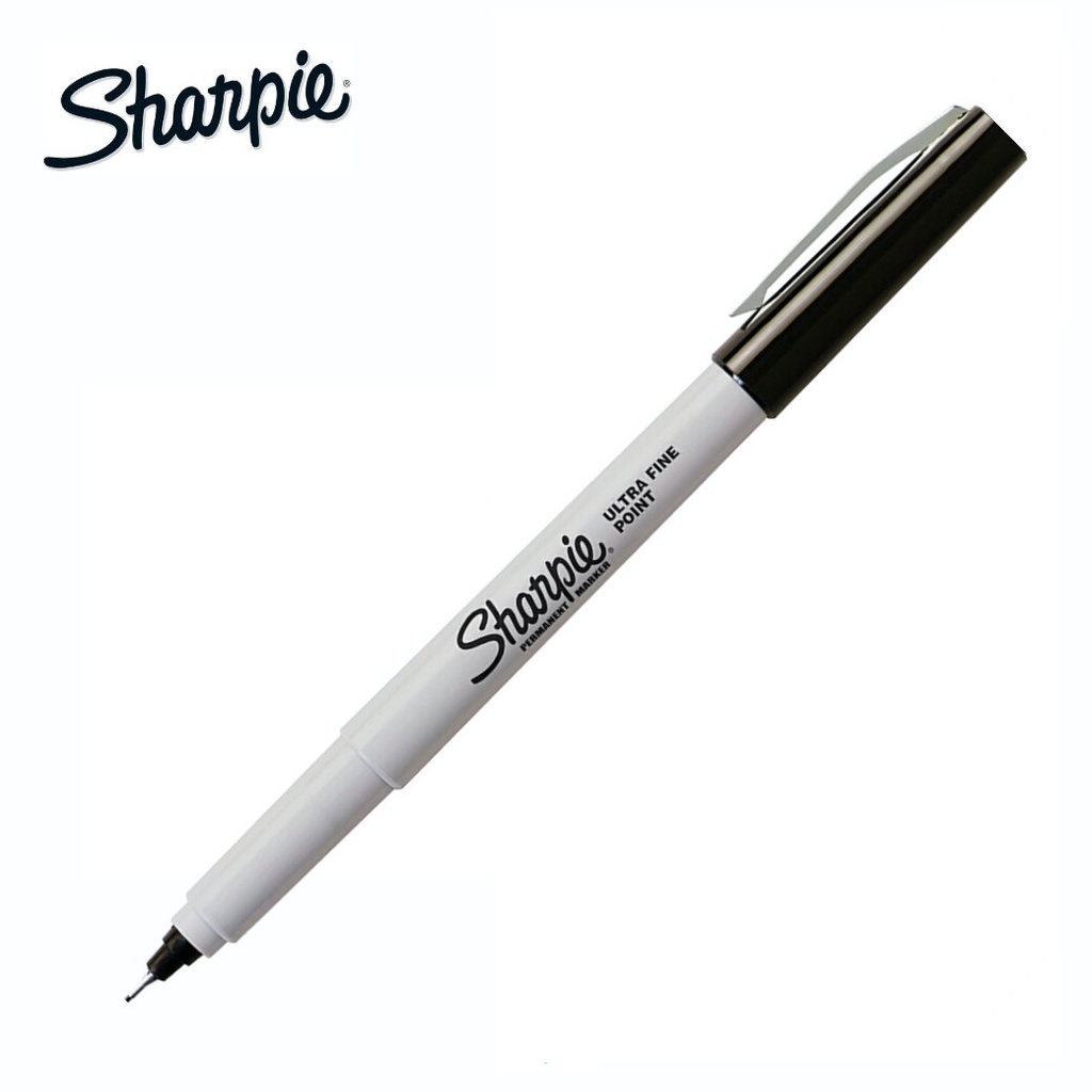 Sharpie Chemical Pen Permanent Ultra Fine 0.3mm Sharpy-Black | Shopee ...