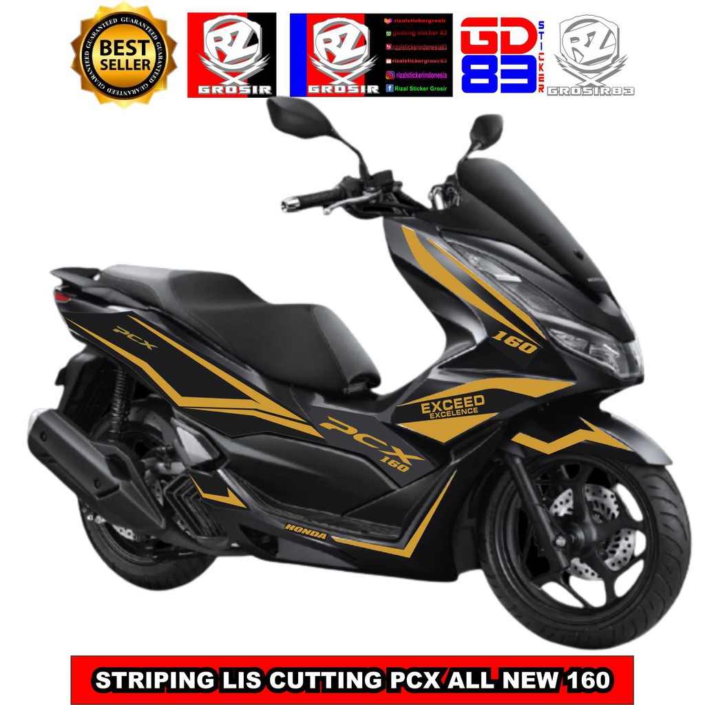 Striping Sticker Lis Cutting HONDA PCX 160 ALL NEW 2021 A01 | Shopee ...