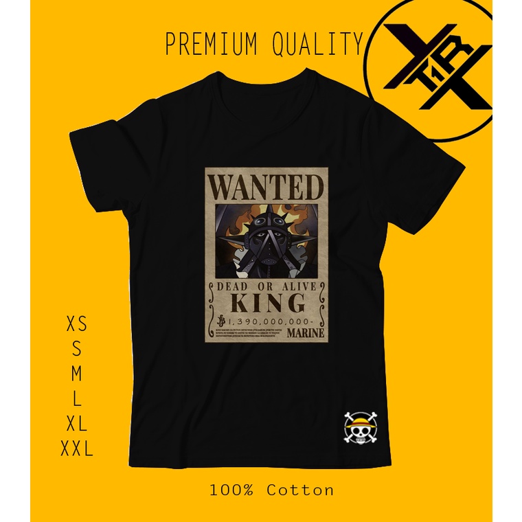 One Piece King Wanted Poster Beast Pirate Kaido Strawhat Luffy Premium ...