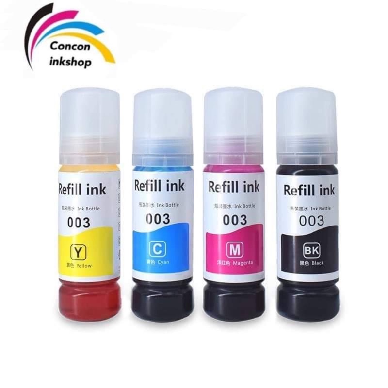 Refill ink 003 black or colored 70ml | Shopee Philippines