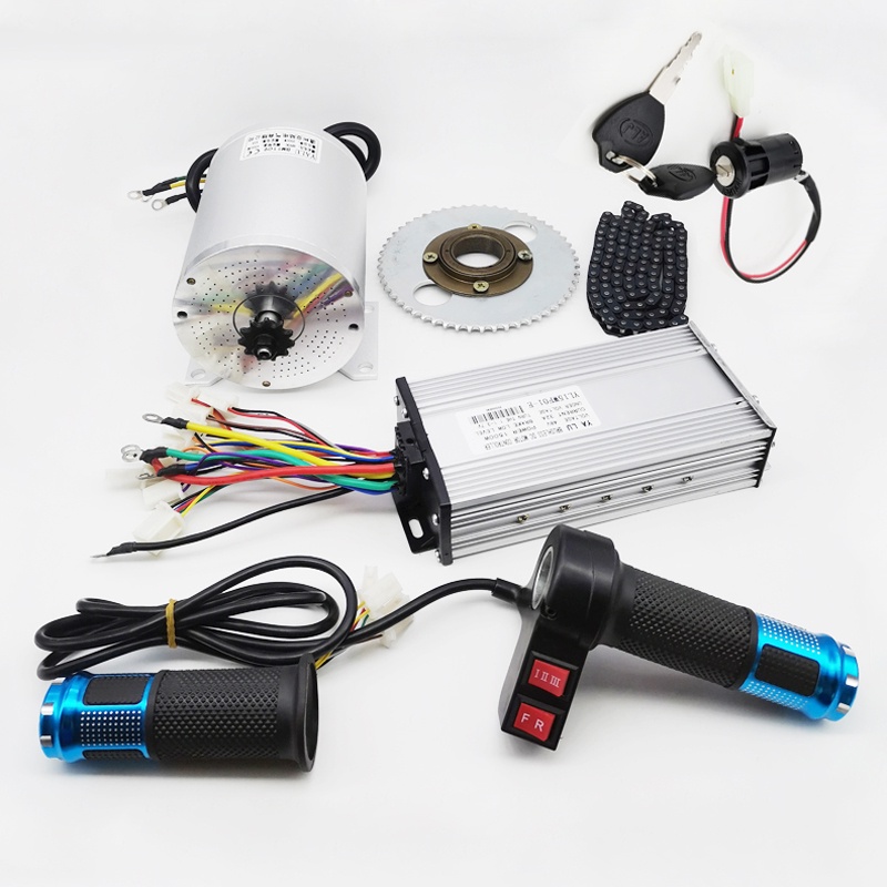 36V48V60V 500W-3000W Electric Brushless High Speed BLDC Motor kit with ...