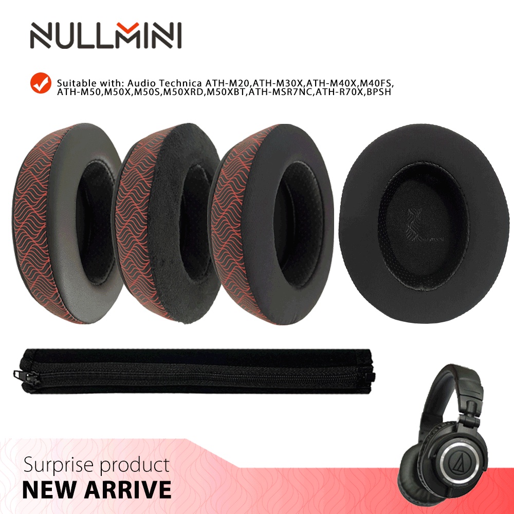 NullMini Replacement Earpads Headband For ATH-M20,M30X,M40X,M40FS,M50 ...