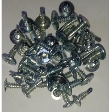 GALVANIZED TRUSS HEAD SELF DRILLING SCREW 100 PCS #8X1/2 | Shopee ...