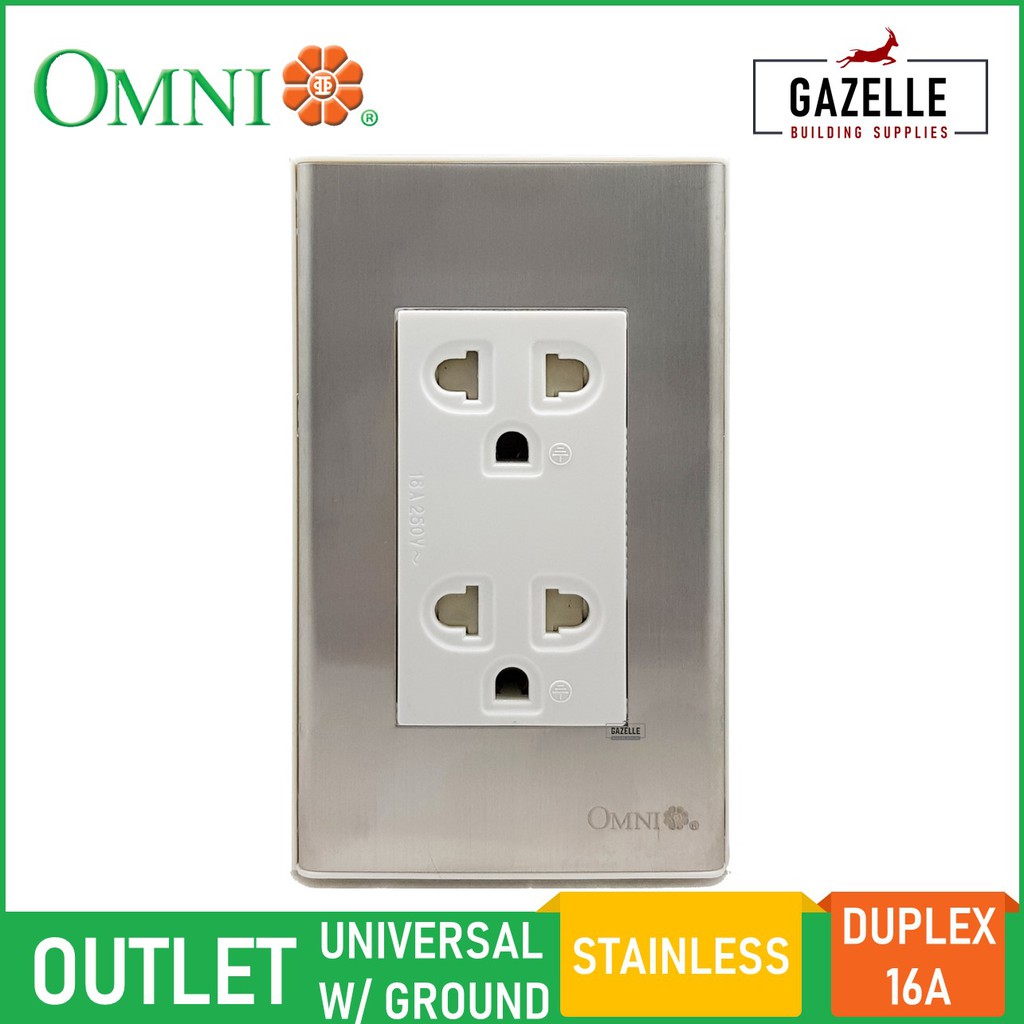 Omni Wide Series Duplex Universal Outlet Switch 1 Way 3 Way Sets ...