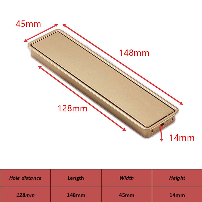 Nodic Sliding cabinet Handle hidden Drawer knobs Wardrobe handle Door ...