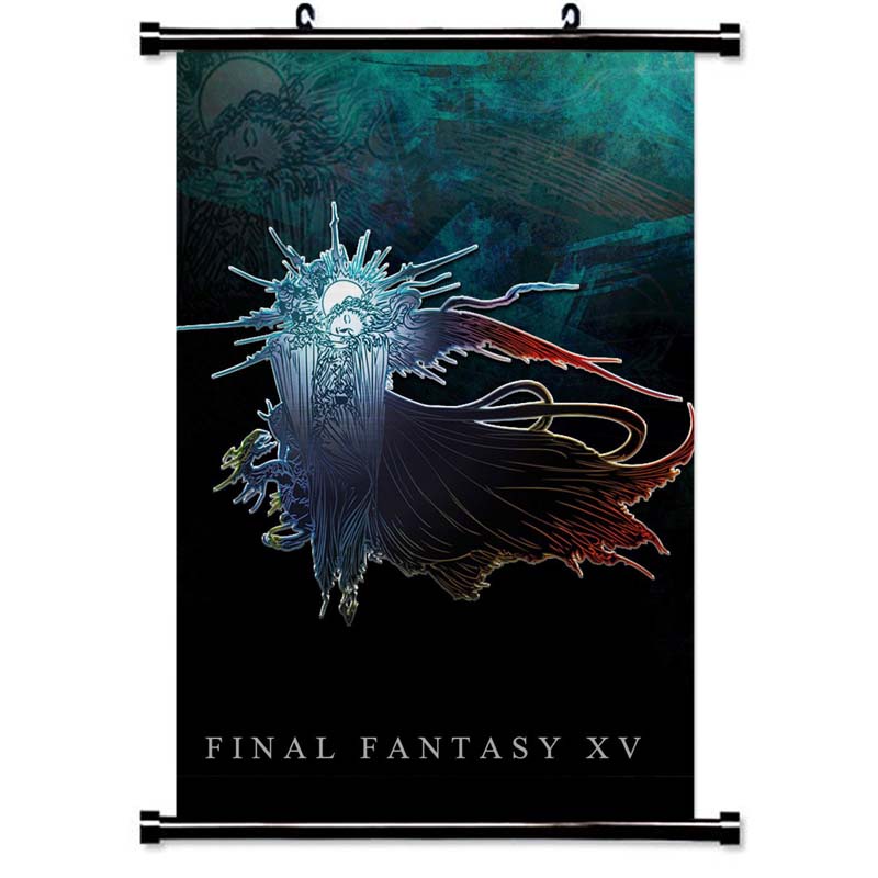 Final Fantasy XV poster scroll wall painting hanging art wall painting ...
