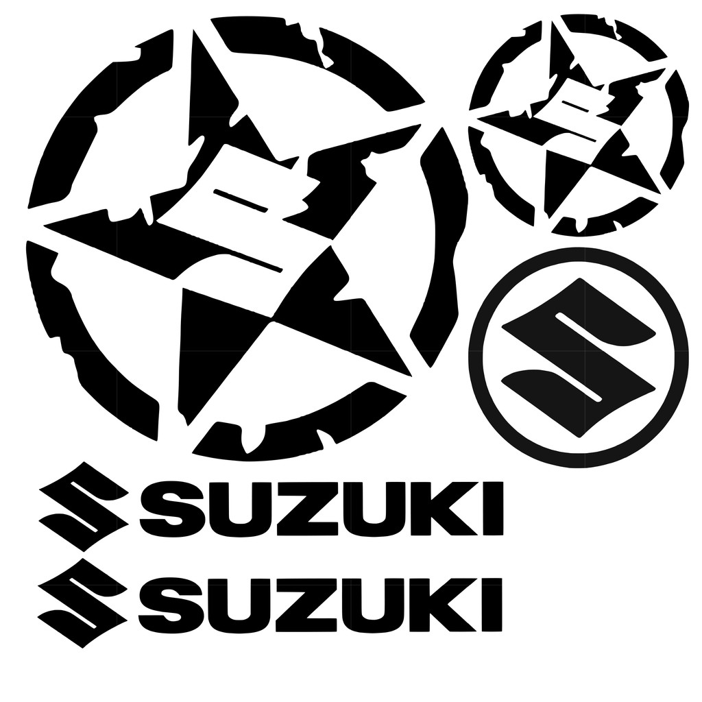 suzuki set design vinyl cutout stickers | Shopee Philippines