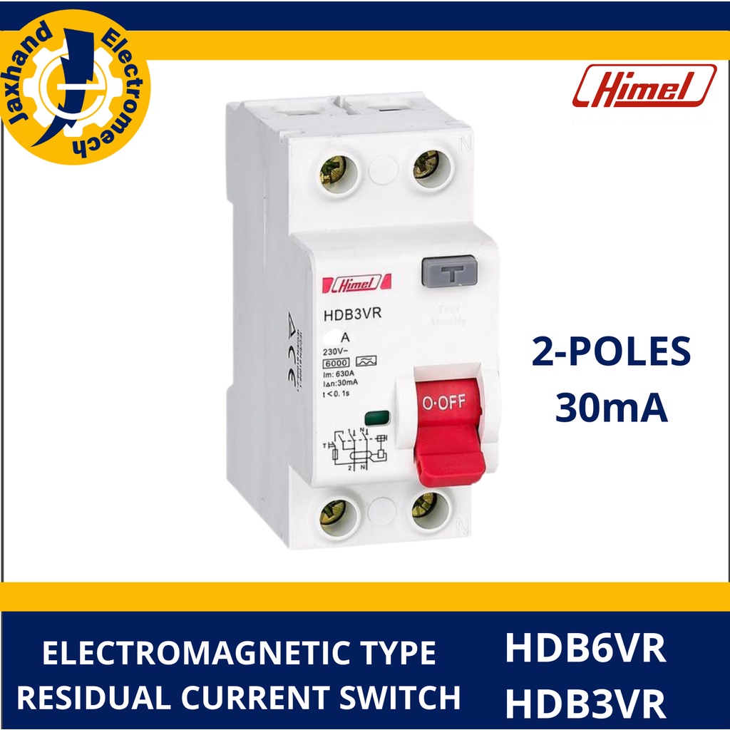 Electromagnetic Type Residual Current Circuit Breaker, RCCB, 16A-100A 1 ...
