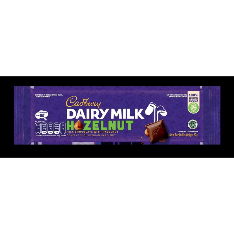 Chocolate Cadbury Diary Milk Hazelnut 62 Grams | Shopee Philippines