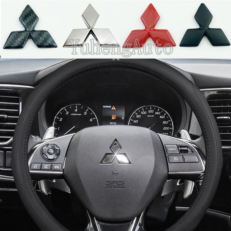 1PC ABS Car Steering Wheel Emblem Sticker Auto Body Decorative Badge ...