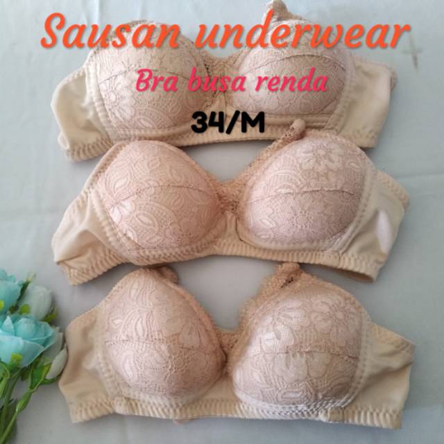 Ori Lace Foam Bra By Sausan Underwear | Shopee Philippines
