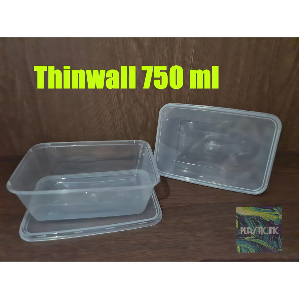 Thinwall 750 ML/ Box Plastic Box Plastic Box Plastic Container Box ...