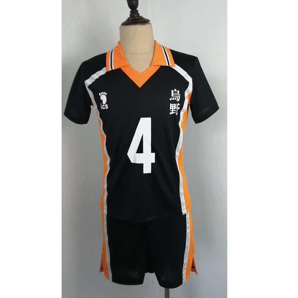Haikyuu!! Jersey Cosplay Costume Karasuno High School Kageyama Hinata ...