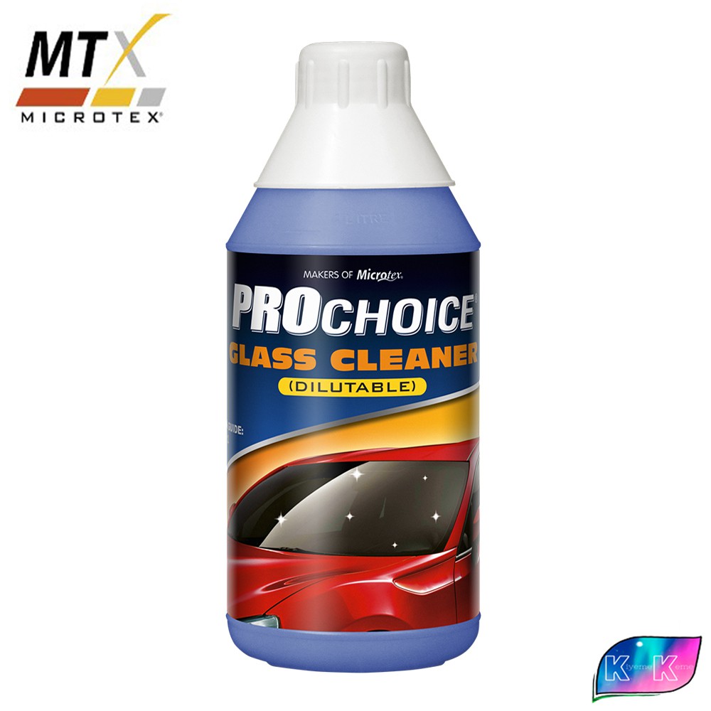 Microtex Prochoice Glass Cleaner 1L (Concentrated) (Dilutable, MTX Car ...