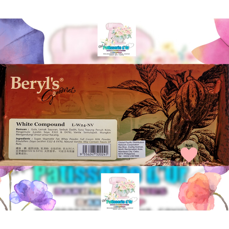 Beryl's White Chocolate Compound 1kg 01April2026 | Shopee Philippines