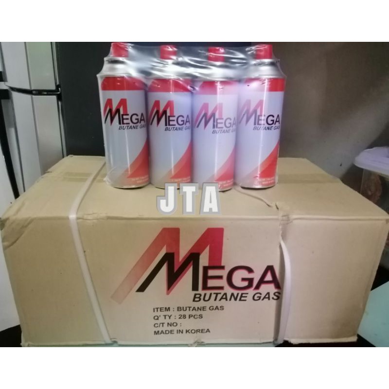 Mega Butane Gas 220g SOLD PER BOX 1BOX-28PCS | Shopee Philippines
