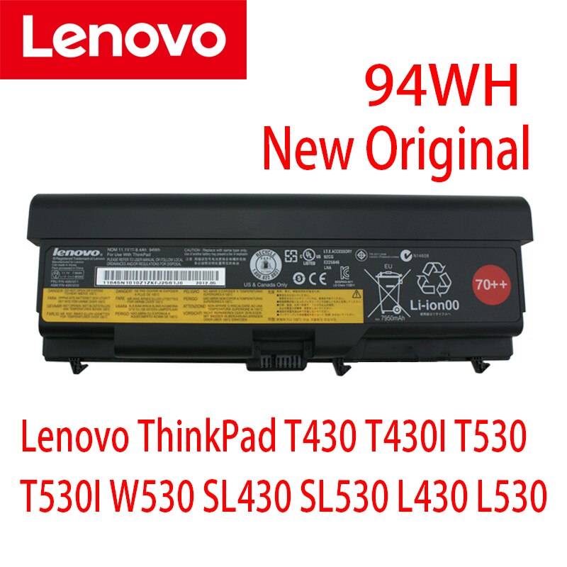 Lenovo ThinkPad T430 T430I T530 T530I W530 SL430 SL530 L430 L530 ...