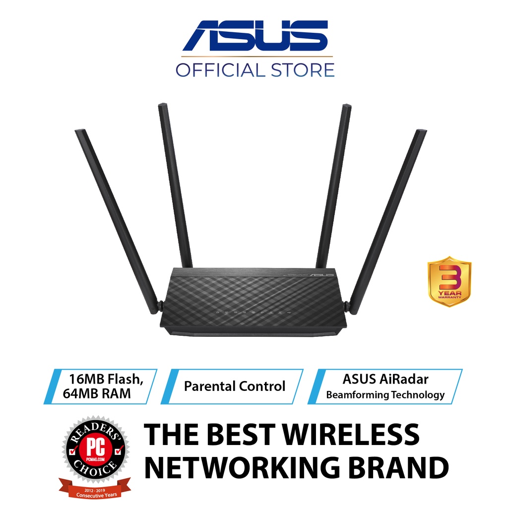 ASUS AC750 MIMO Dual Band Wi-Fi Router (RT-AC750L) | Shopee Philippines