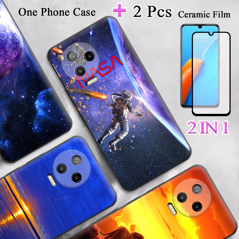 2 IN 1 Infinix Note 12 Pro 4G X676B Phone Case With Ceramic Protector ...