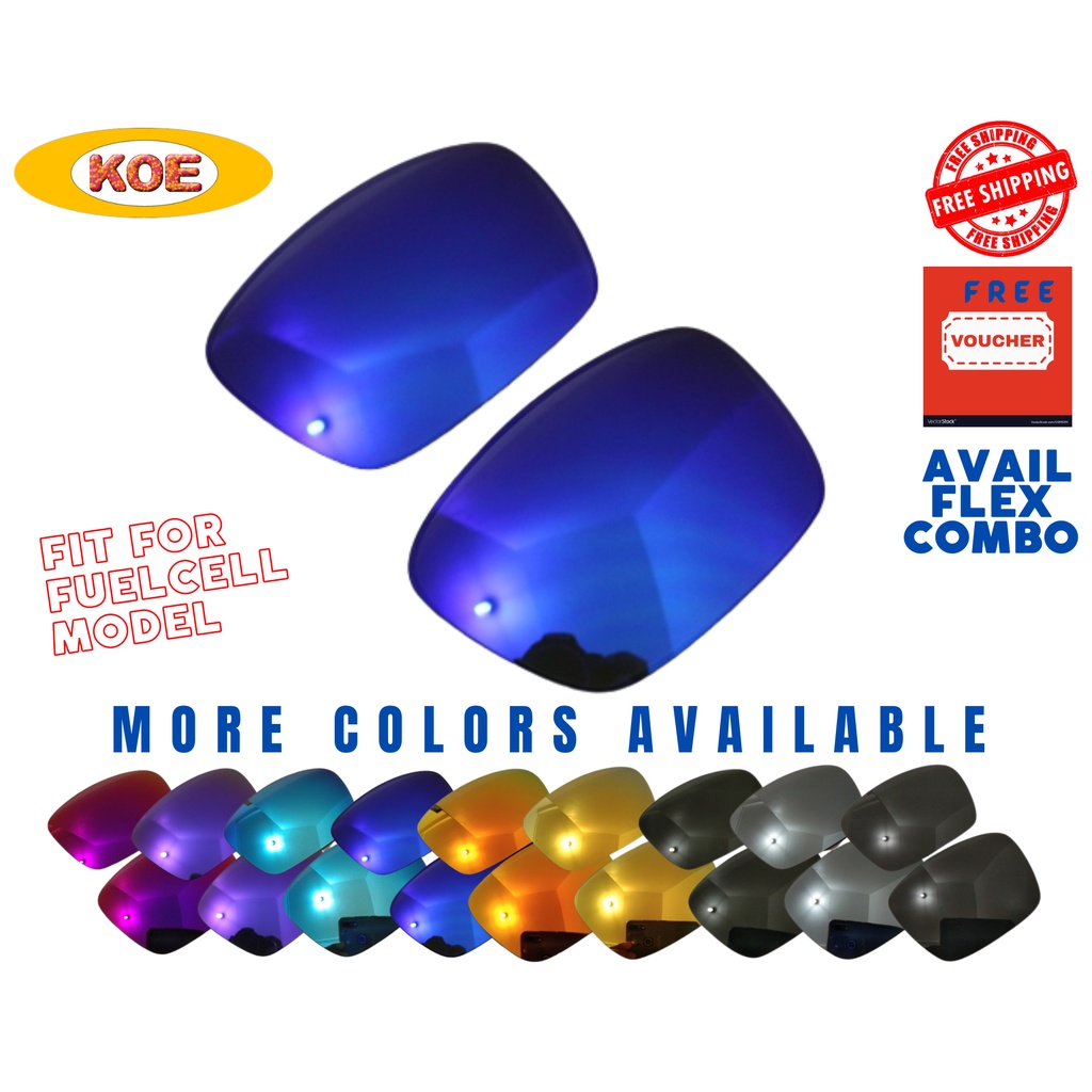 Fuelcell Replacement Lenses Infinite Blue Polarized Lens by Krisman ...
