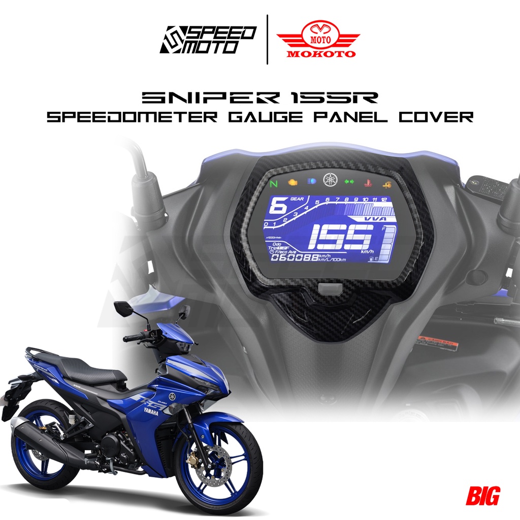 SNIPER 155R SPEEDOMETER GAUGE PANEL COVER GARNISH (BIG / SMALL) FOR ...