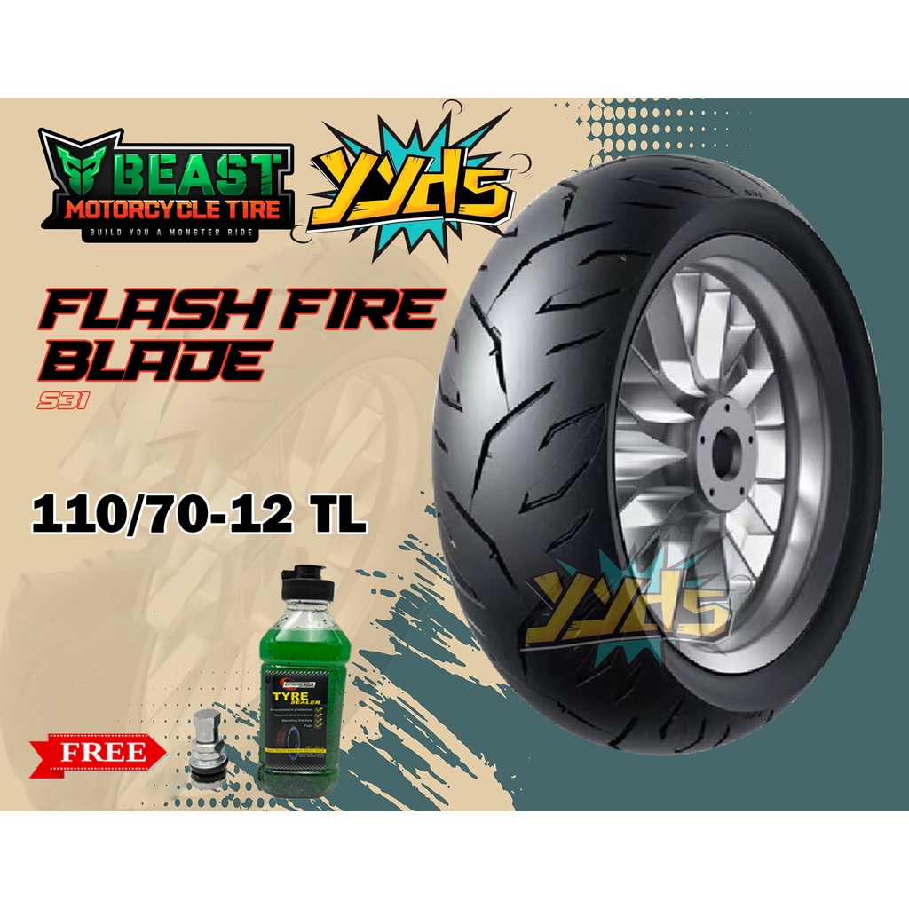 Beast Tire Blade/S31 Titan/S32 Tubeless 12-13" (Inches) Original ...