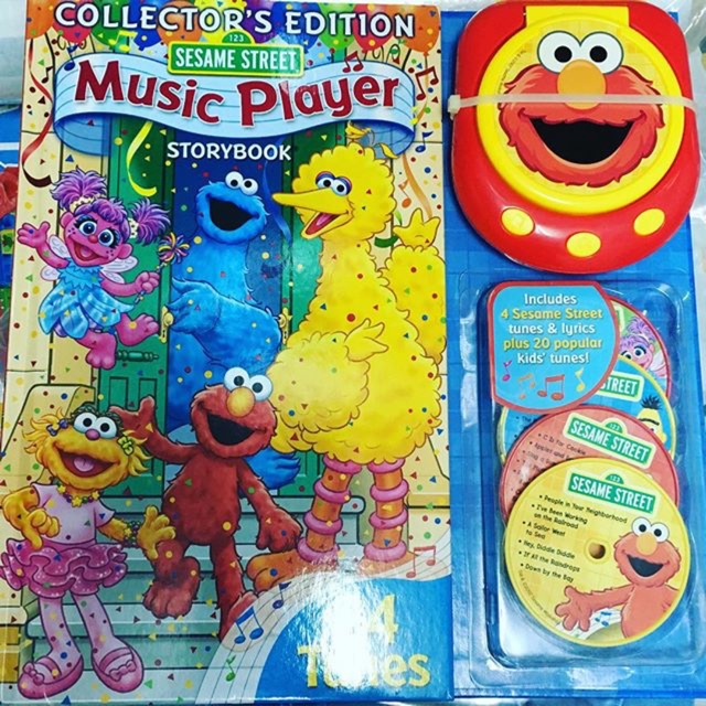 Sesame Street music player CD Book Play | Shopee Philippines