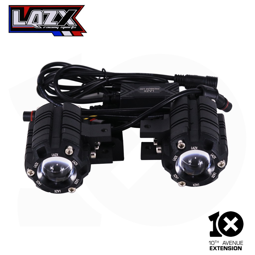 10thX LAZX Mini Driving Light V5 'PLUG N PLAY' w/ Low Beam (White ...