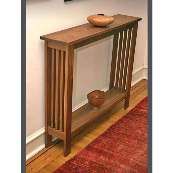 Entryway Console Table Magkono wood (Assembled) | Shopee Philippines