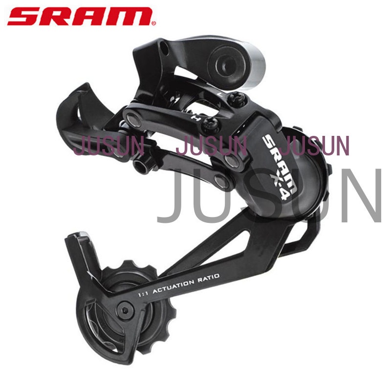 SRAM X4 / SX4 7/8/9 Speed Mech Derailleur Medium / Long Cage MTB ...
