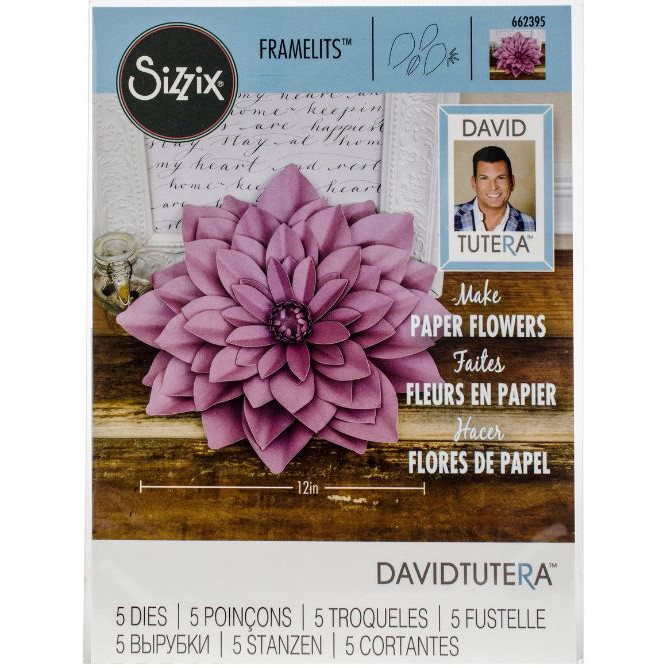 Sizzix Framelits Dies By David Tutera -Large Dahlia | Shopee Philippines